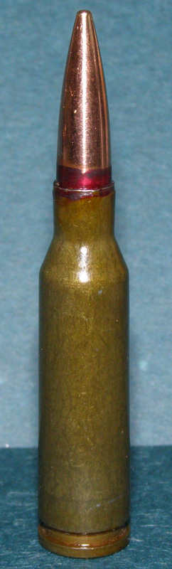 5.45 with lead core bullet with reduced bullet flight velocity